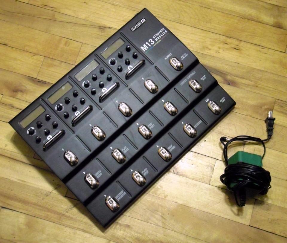 Line 6 M13 Multi-Effect Stompbox Modeler with Looper & Tuner Midi ...