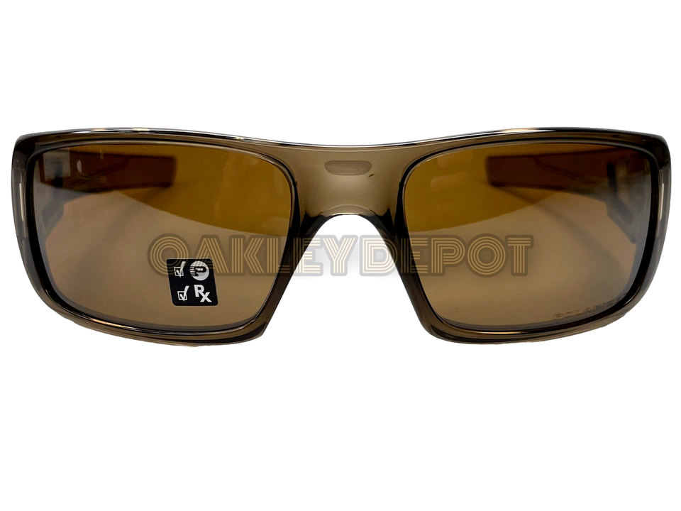 🕶️ OAKLEY CRANKSHAFT 009239 BROWN SMOKE/TUNGSTEN POLARIZED SUNGLASSES ...