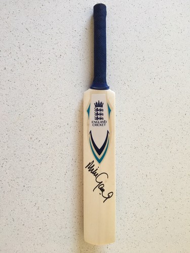 Mike Gatting England Mini Cricket Bat Hand Signed. Autographed Bat. COA ...