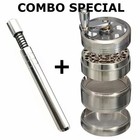Tobacco Herb Grinder 2 inch 4 Layer Spice Herbal Metal Smoke Crusher ...