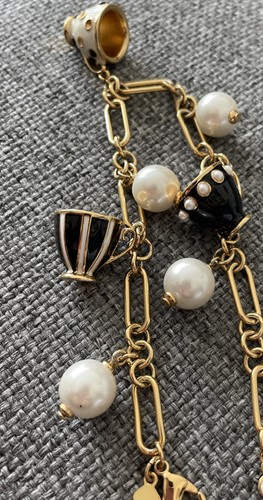 Kate Spade Charm Bracelet Tea Cups Pearls | eBay