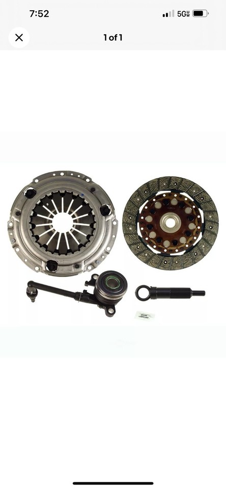 Clutch Kit 52254015 fits Nissan Cube Sentra Versa 2007-2014 MU72333-1 ...