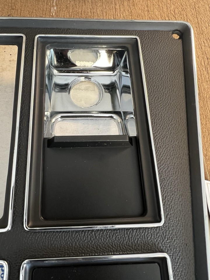 1970-71 Corvette Shift Console Plate. 4 Speed W/AC for 1970-1971 C3 ...