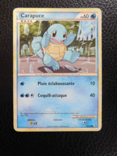 Carte Pokemon Française Carapuce 63/95 Hs Déchaînement vf (port groupé ...