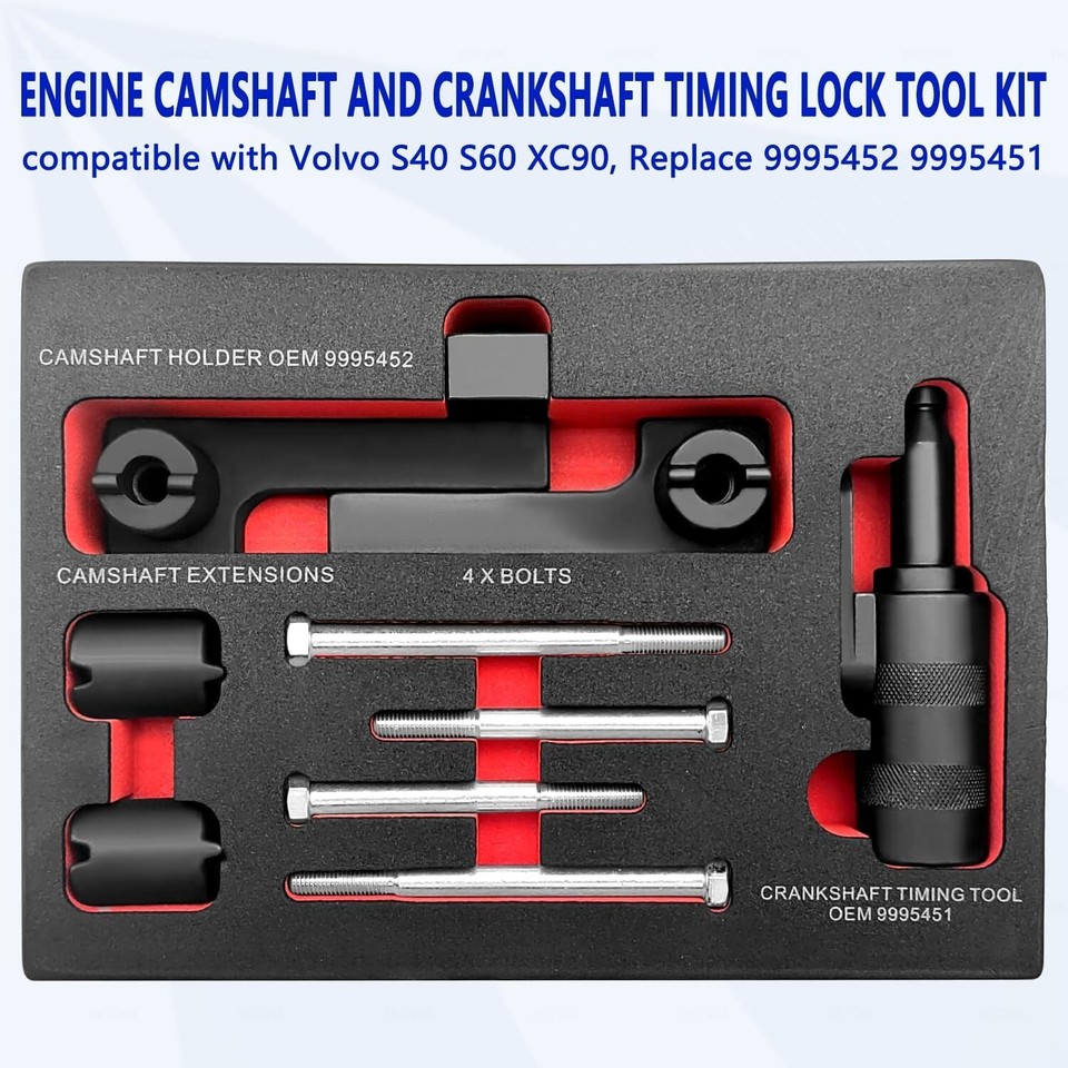 Engine Camshaft Locking Timing Tool Kit for Volvo S40 S60 XC90 9995452 ...