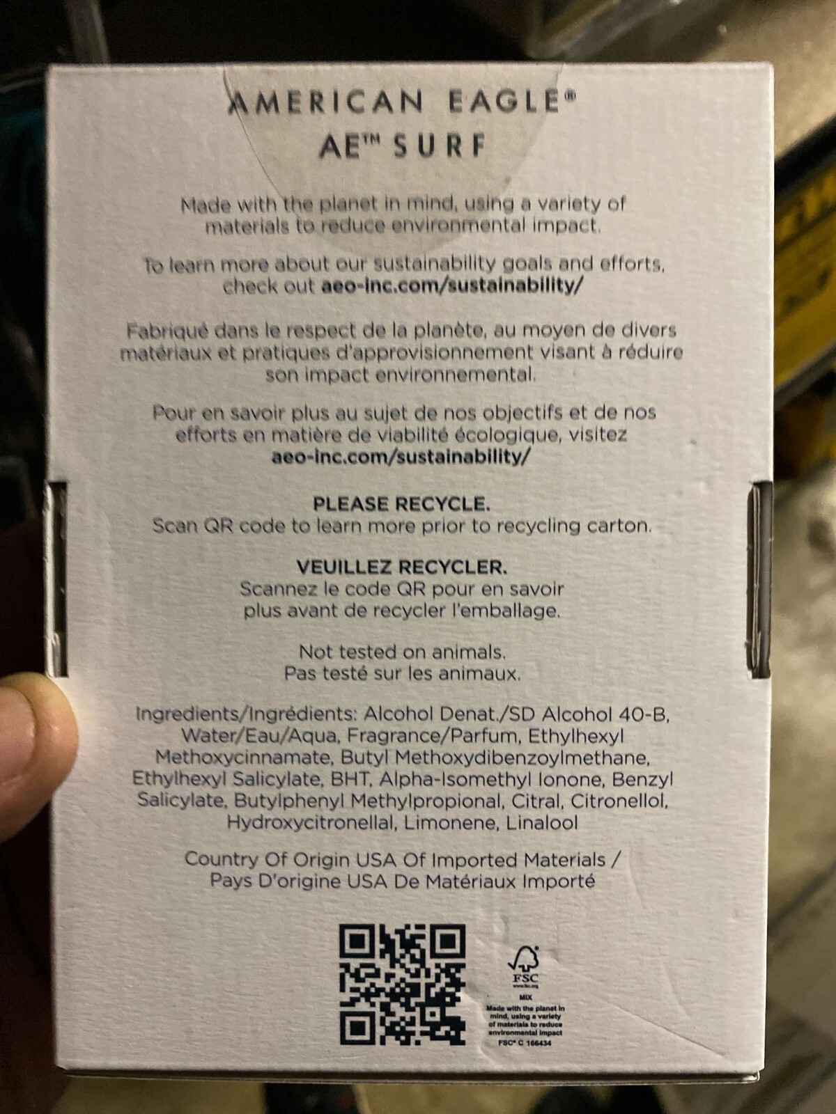 AMERICAN EAGLE SURF 1.7 FL OZ COLOGNE for sale online | eBay