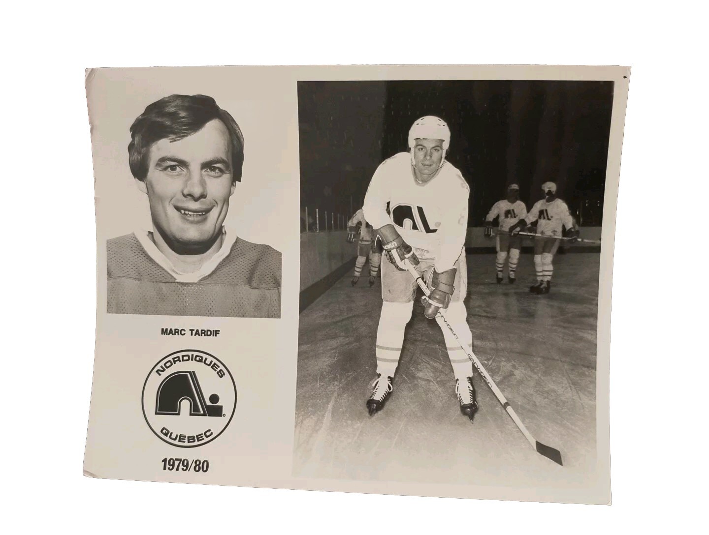 1979-80 NHL HOCKEY QUEBEC NORDIQUES PHOTOS 7 WHA MARC TARDIF REAL ...