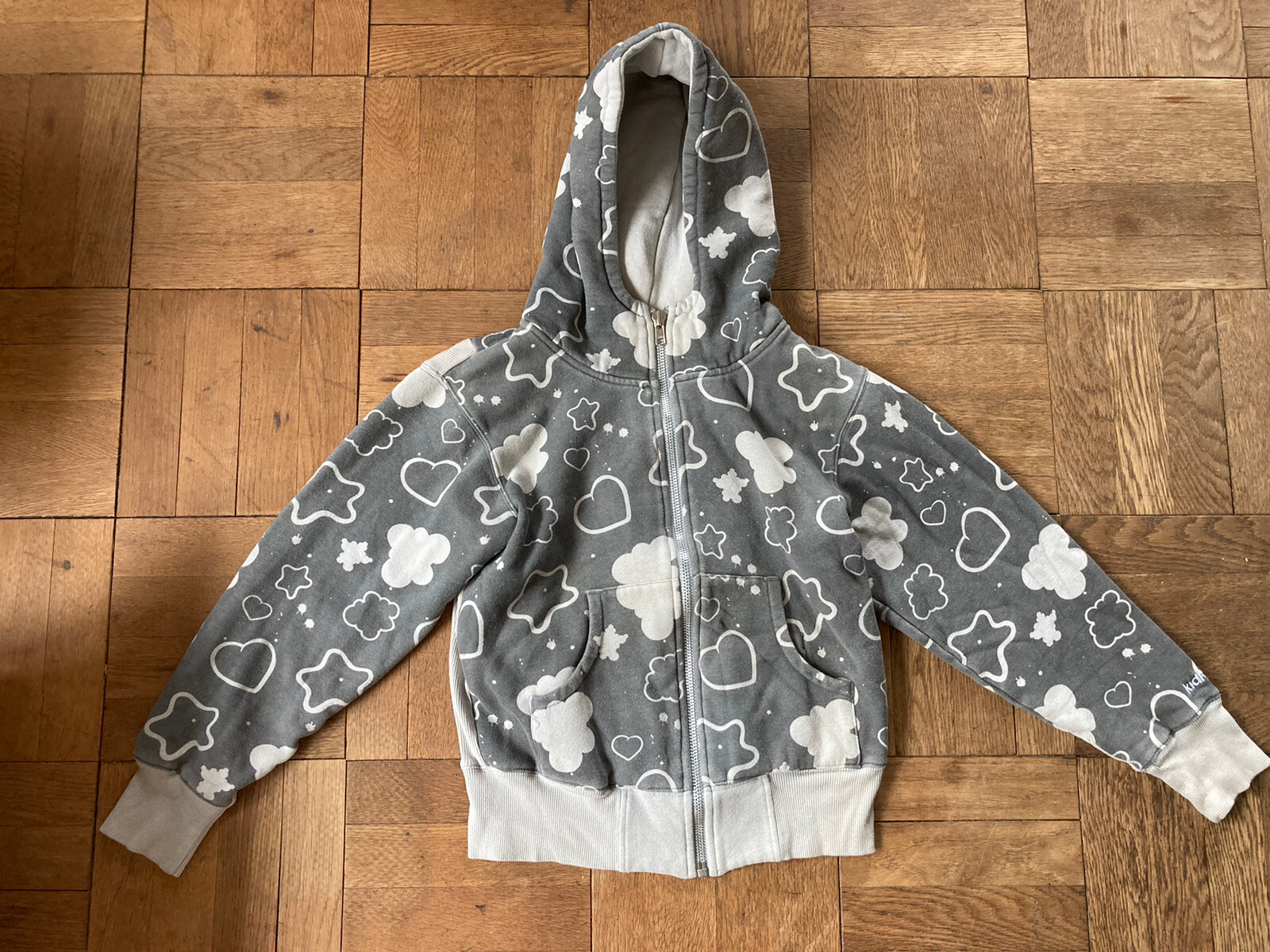 RARE Y2K Designer Proof KIDROBOT GREY Hoodie X of 112… - Gem