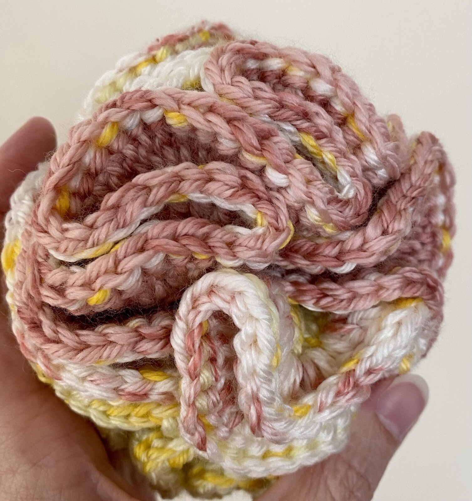 HANDMADE CROCHET SENSORY FIDGET MOBIUS LOOP BALL RESTLESS HANDS TWIDDLE ...