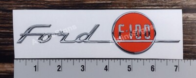 Ford F-100 F100 Truck 1955 badge sticker decal | eBay