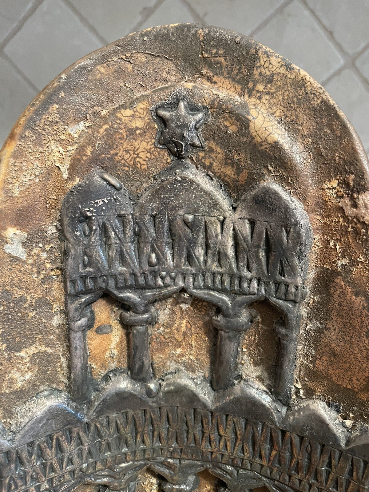 Domar Israel 925 Sterling Pottery Chanukah Menorah Vintage Judaica | eBay