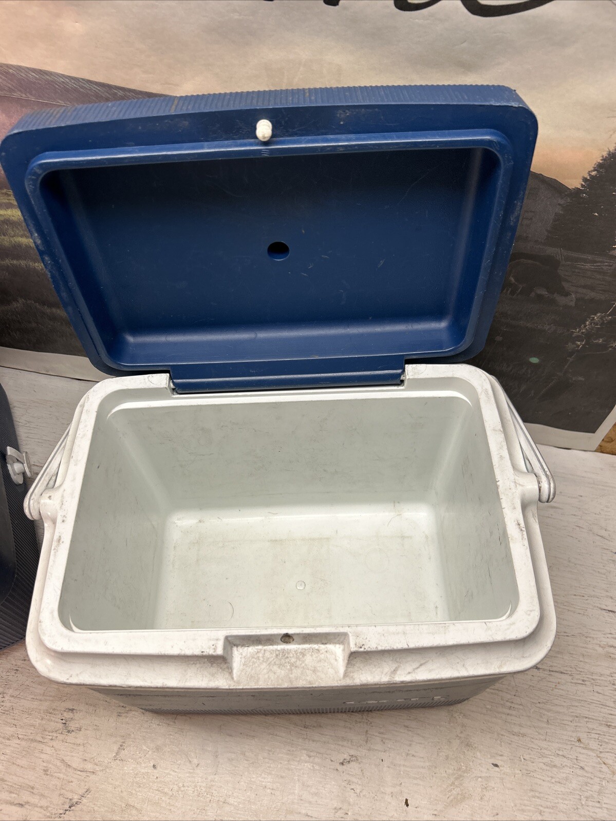 Vintage Gott 34 QT & 8 Qt Chest Coolers Model 1934 & 1908 & 1502 Blue ...