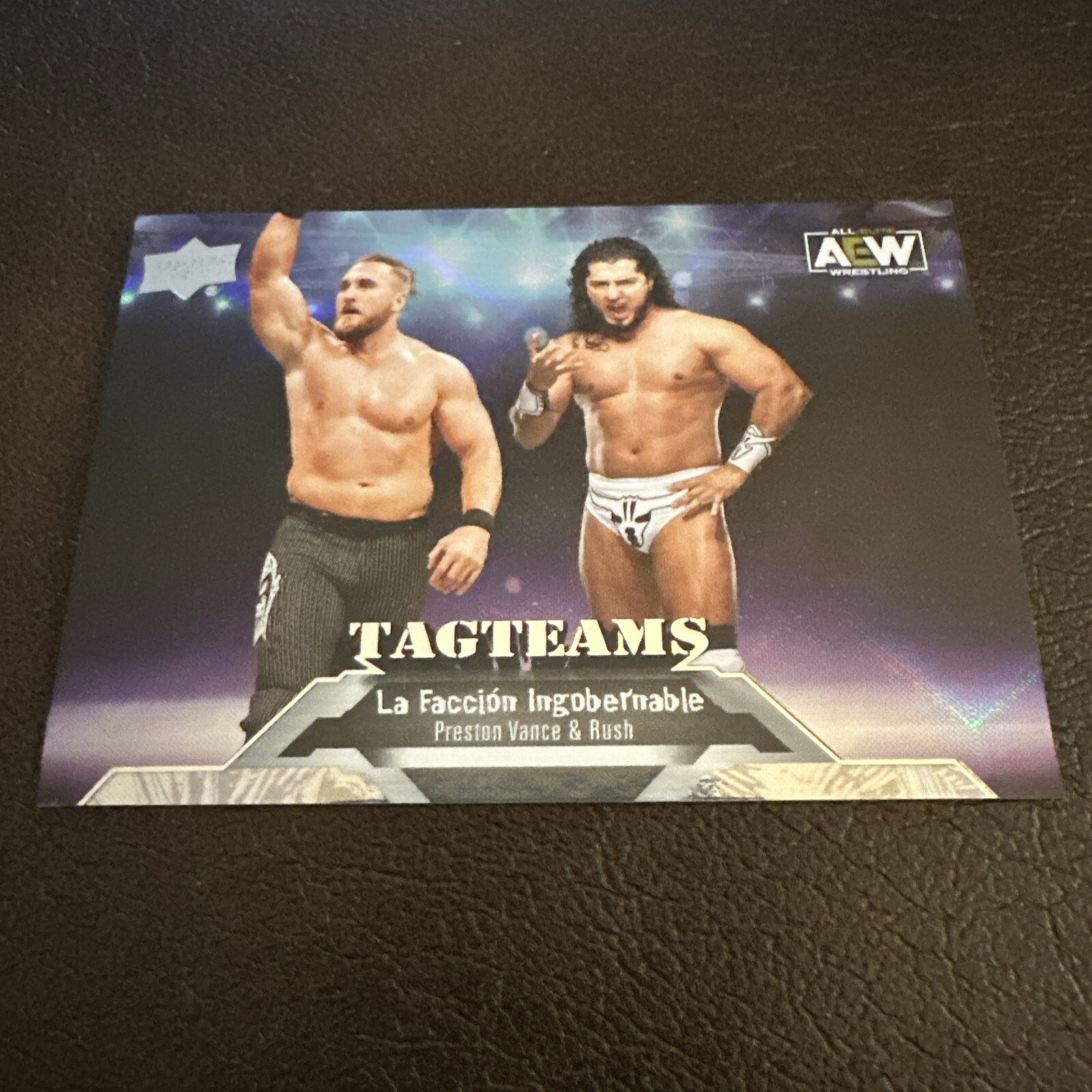 2023 Upper Deck AEW Purple Pyro /149 Tag Teams #80 La Facción ...
