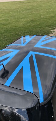 MINI INVERTED UNION JACK ROOF VINYL STICKERS GRAPHICS DECALS KIT | eBay