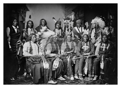 CHIEF RED CLOUD NATIVE AMERICAN SIOUX WAR DELEGATION TO WASHINGTON DC ...
