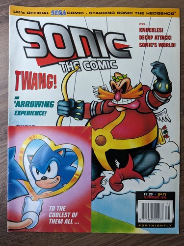 Sonic The Hedgehog: Sonic the Comic #71 - Valentine's Card Gift Still ...