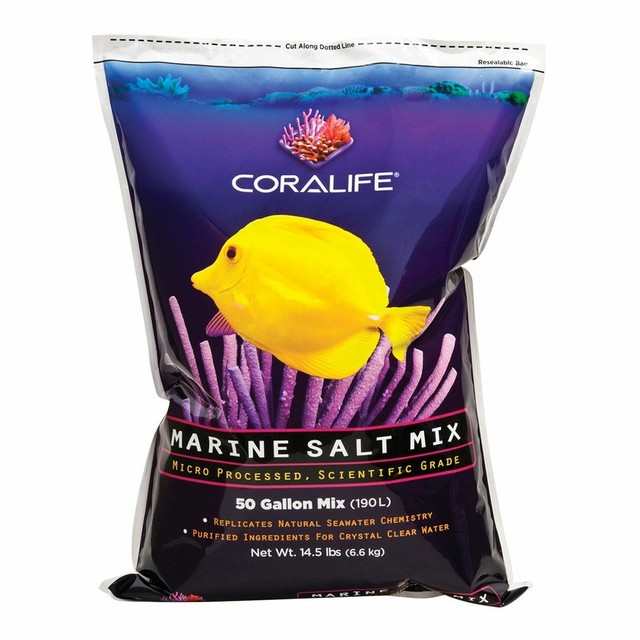 Coralife Marine Reef Salt Mix 50gal Bag Saltwater Aquarium for sale ...