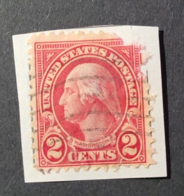 Very Rare George Washington Red Two 2 Cent Postage Stamp Very Fine Red ...