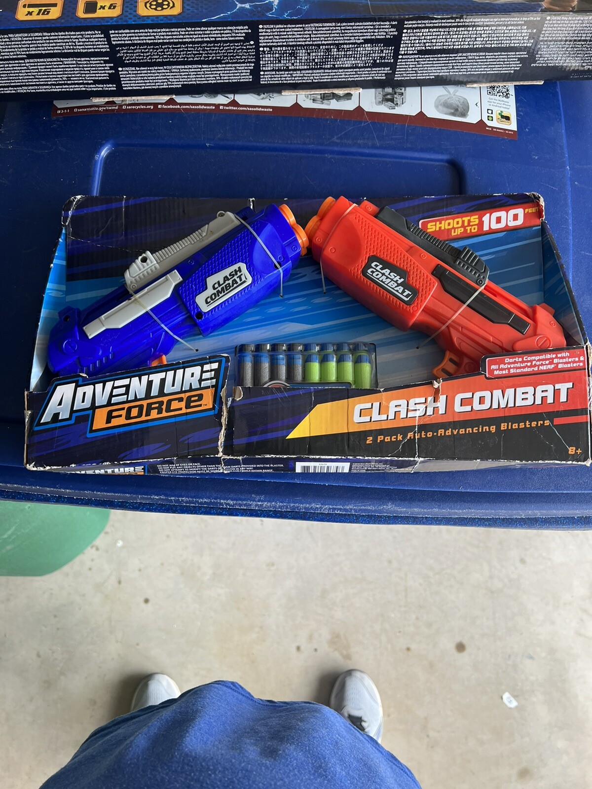 Adventure Force Clash Combat Dart Blasters Lit If 2 guns. new | eBay