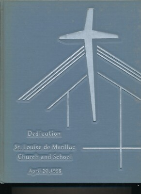 La Grange Park IL St Louise de Marillac Church & School 1958 Illinois ...