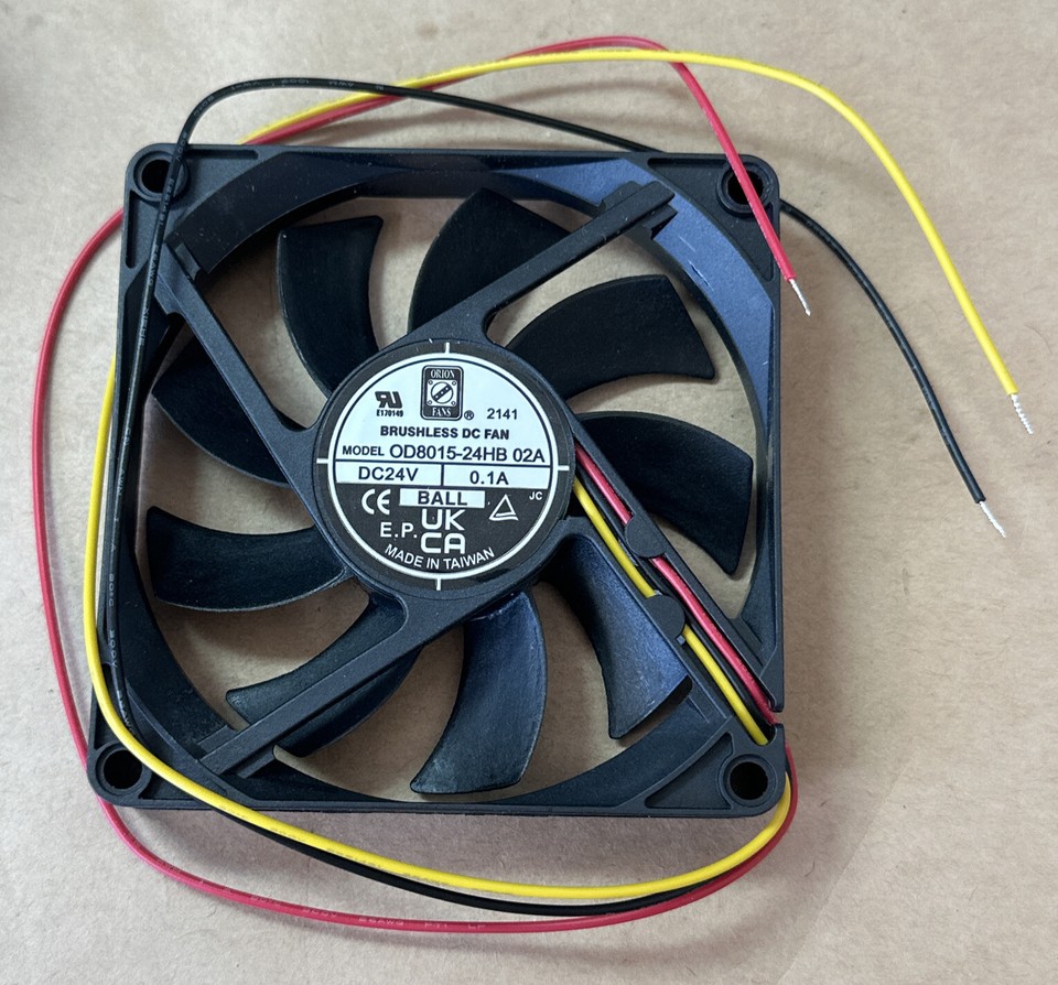 (3) NEW IN BOX- Orion Knight Electronics OD8015-24HB02A Cooling Fans ...