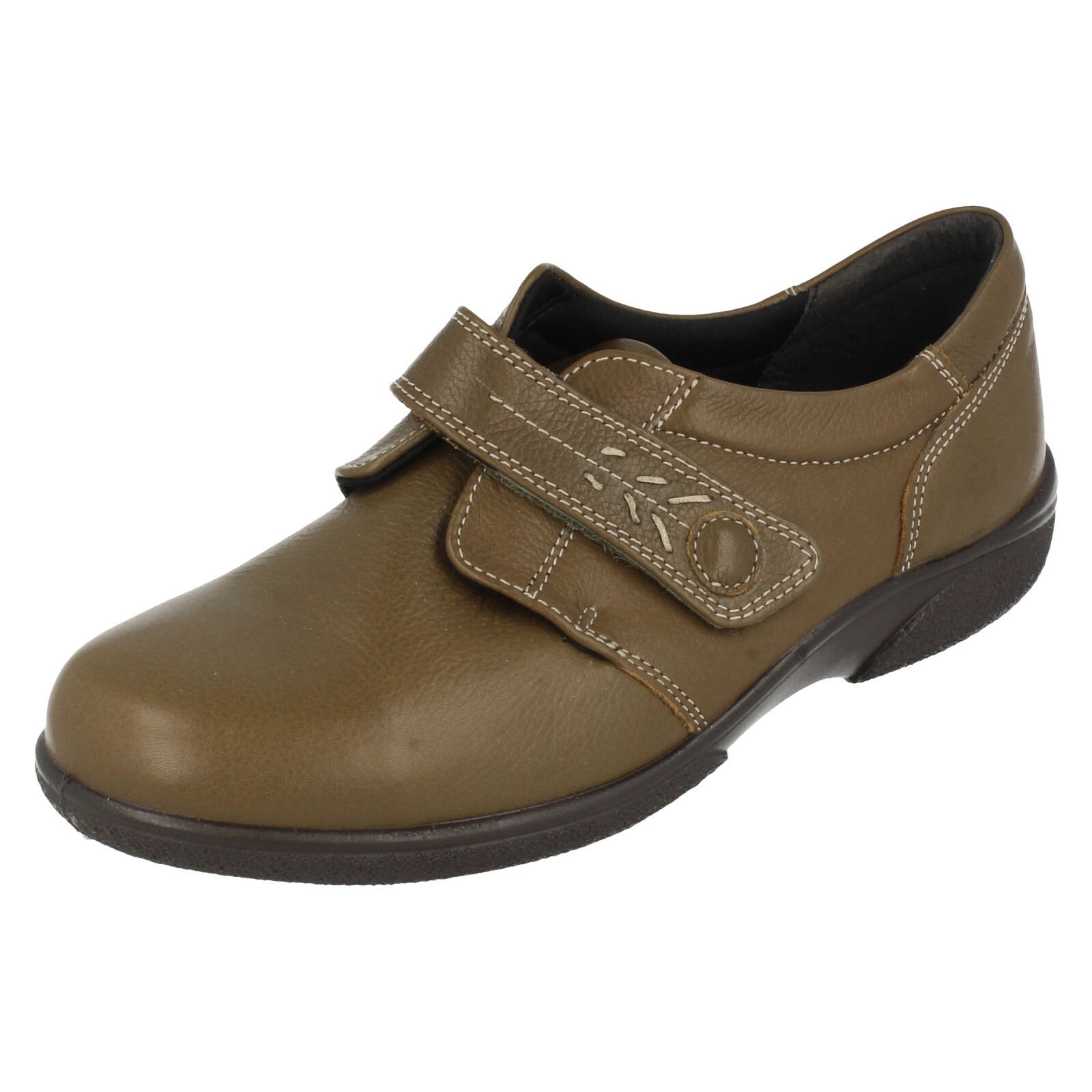 Ladies Leather Wide Fitting Easy B Shoes : Healey - Slight factory ...
