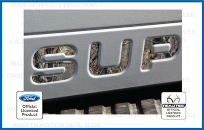 08 -16 Ford Super Duty Tailgate Letters Inserts Decals Stickers ...