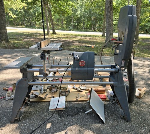 WORKING SHOPSMITH MARK V WORKSHOP MODEL 500 + MANY ATTACHMENTS TOOLS ...