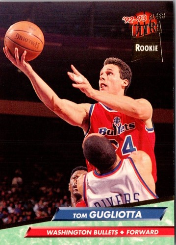 1992 Ultra Tom Gugliotta #367 Washington Bullets Basketball Card | eBay