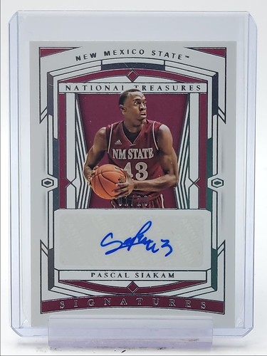 PASCAL SIAKAM 2020-21 NATIONAL TREASURES SIGNATURES AUTO 01/20 Q4762 | eBay