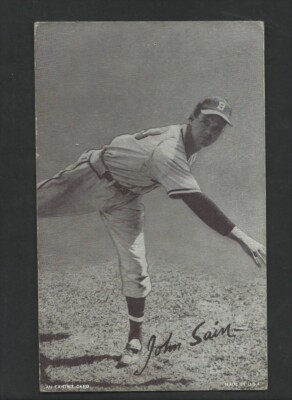 JOHNNY SAIN BOSTON 1947-66 EXHIBIT VG CR MK | eBay