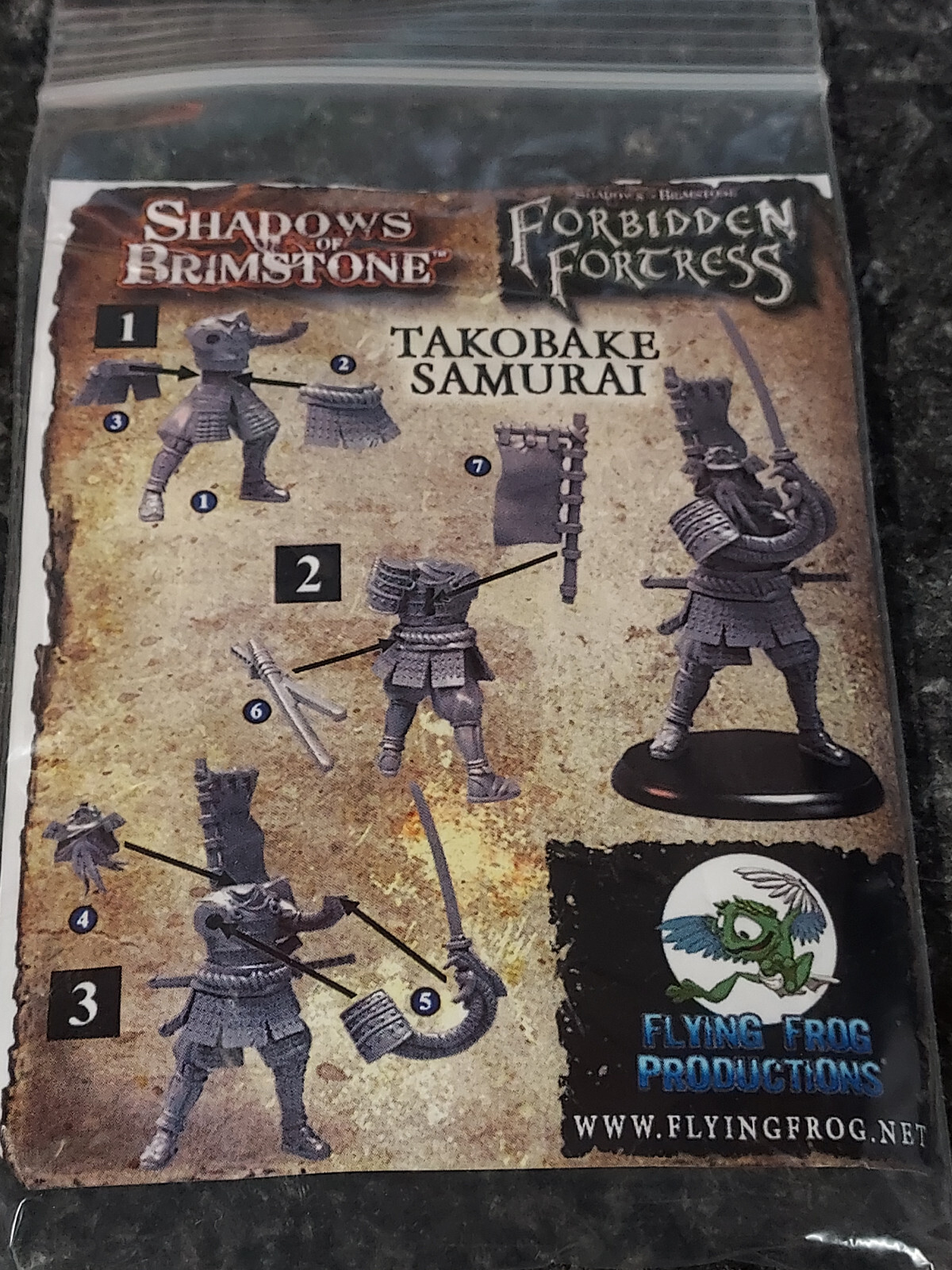 Shadows of Brimstone Takobake Samurai Promo Figure - Flying Frog Games ...
