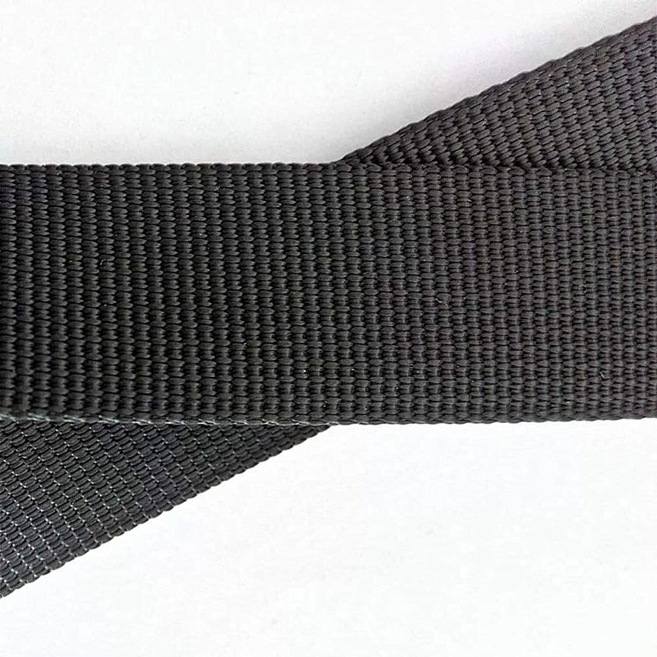 Polypropylene Webbing Strap Black 25 38 50mm Wide Nylon Heavy Duty ALL ...