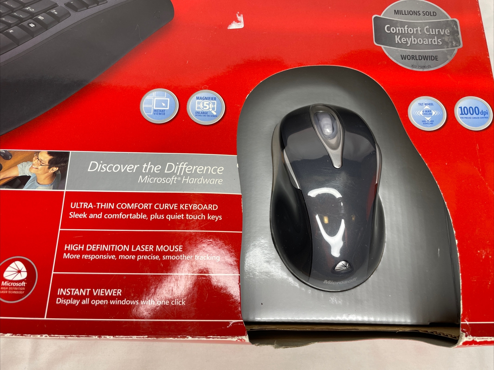 Microsoft Comfort Desktop 5000 CSD-00001 Wireless Keyboard for sale ...