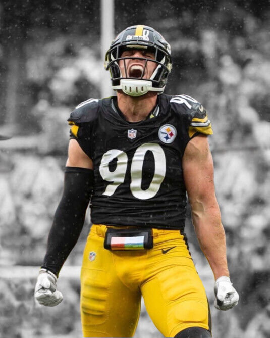 Tj Watt Pittsburgh Steelers Rain 8x10 Picture Celebrity Print | eBay