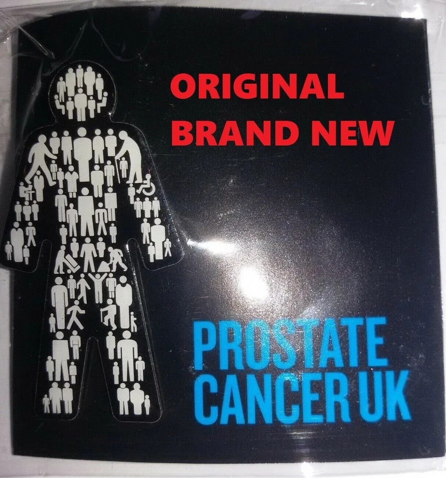 BRAND NEW Prostate Cancer UK - PIN BADGE - Men United - Raise Awareness ...