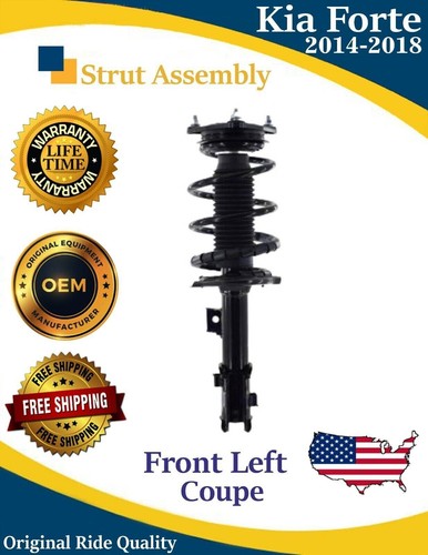 New OE Front Strut For 2014-2018 Kia Forte 1.6L Turbo Coupe Lifetime ...