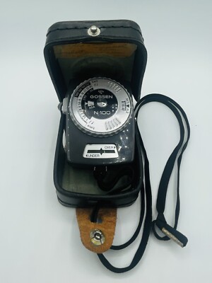Vintage Gossen Super Pilot Light Meter, N100, Black Leather Case, W ...