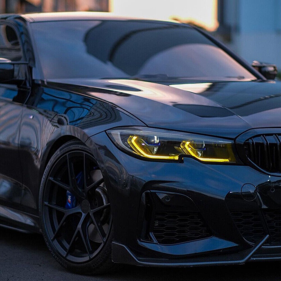 Yellow Angel Eyes DRL LED Boards For BMW 3 Series G20 G2 2018-2022 ...