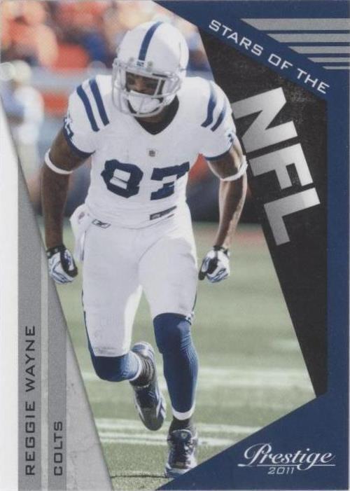 2011 Panini Prestige - Stars of the Nfl Reggie Wayne #43 for sale ...