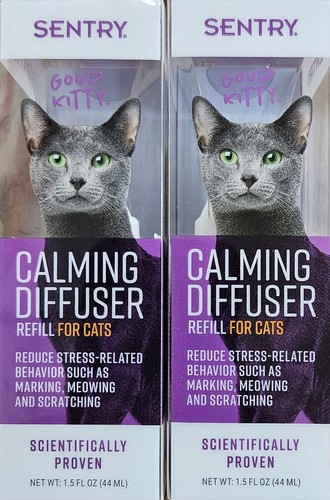 Sentry Calming Diffuser Refill for Cats (2 × 1.5 fl oz) | eBay