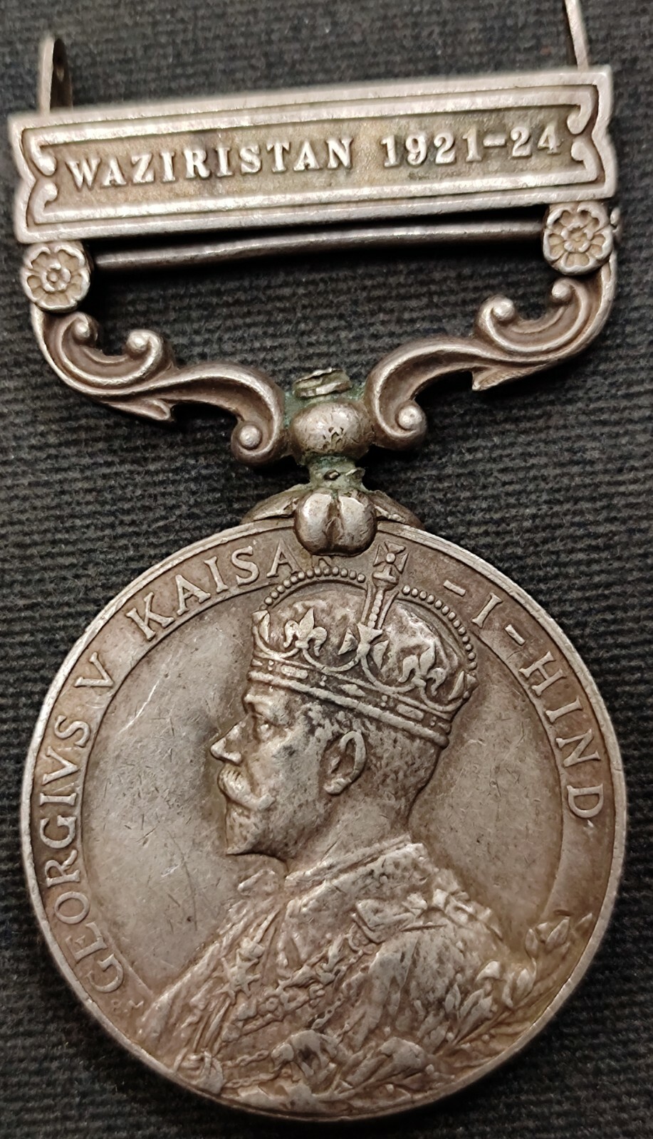 George Fifth India Silver medal (Waziristan 1921-24) Rare medal | eBay UK