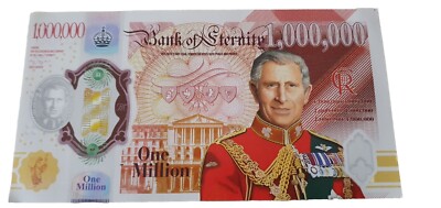 NEW KING CHARLES £1,000,000 One Million Pound Novelty Note Bill ...