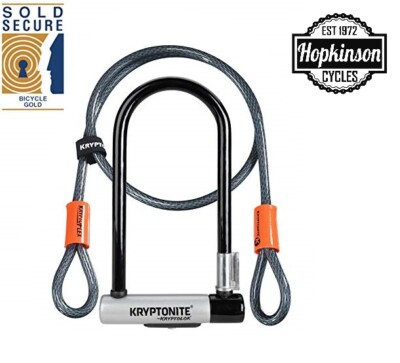 Kryptonite KryptoLok Kryptoflex U-Lock D Lock with cable SOLD SECURE ...