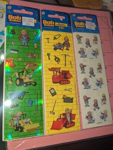 Bob The Builder Stickers SandyLion lot of 3 packs Vintage 2001 | eBay