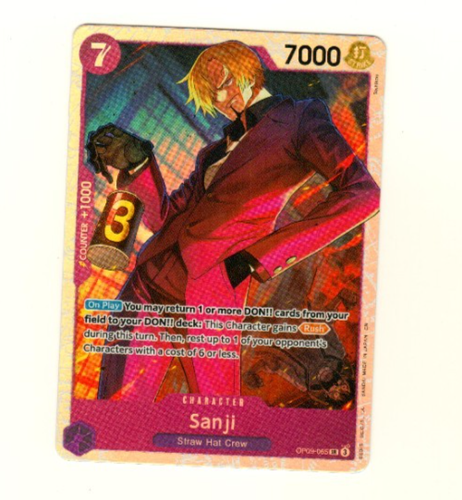 Sanji OP09-065 Premium Booster Reprint Foil Super Rare One Piece ...
