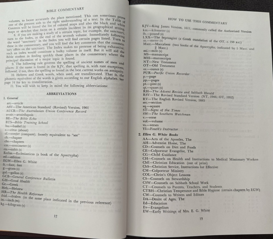 THE SEVENTH-DAY ADVENTIST BIBLE COMMENTARY Volume 4 Isaiah to Malachi ...