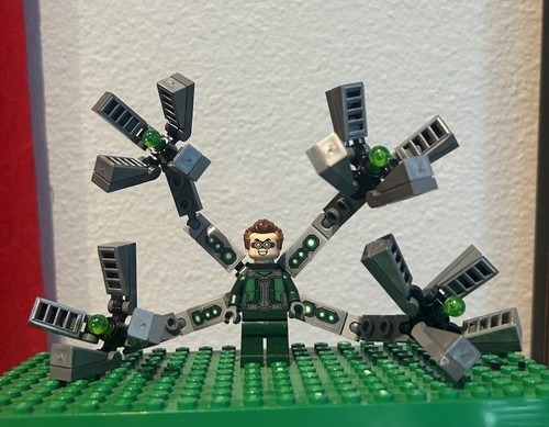 Lego Dr. Octopus Minifigure w/ Mech Arms Otto Octavius / Doc Ock 76174 ...