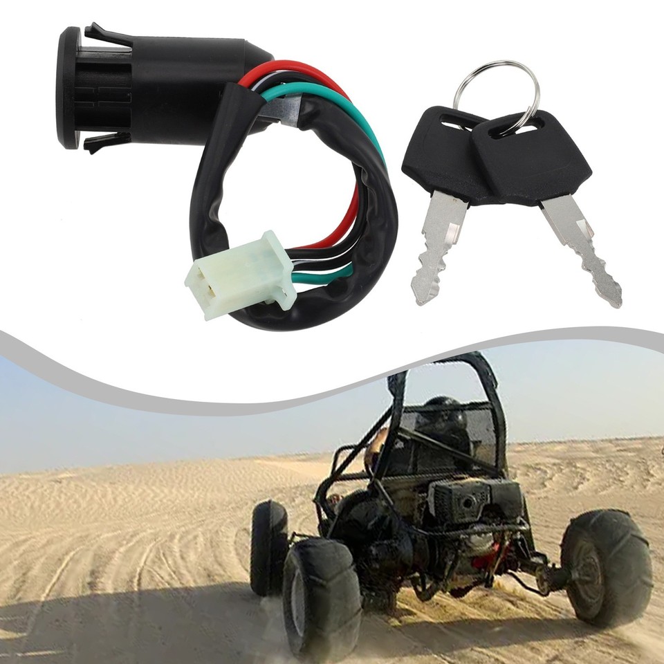 Sturdy and Practical For Motorcycle Ignition Switch 4 Pin Design with ...