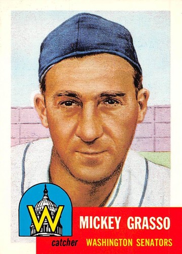 1991 Topps Archives #148 Mickey Grasso 1953 Washington Senators | eBay
